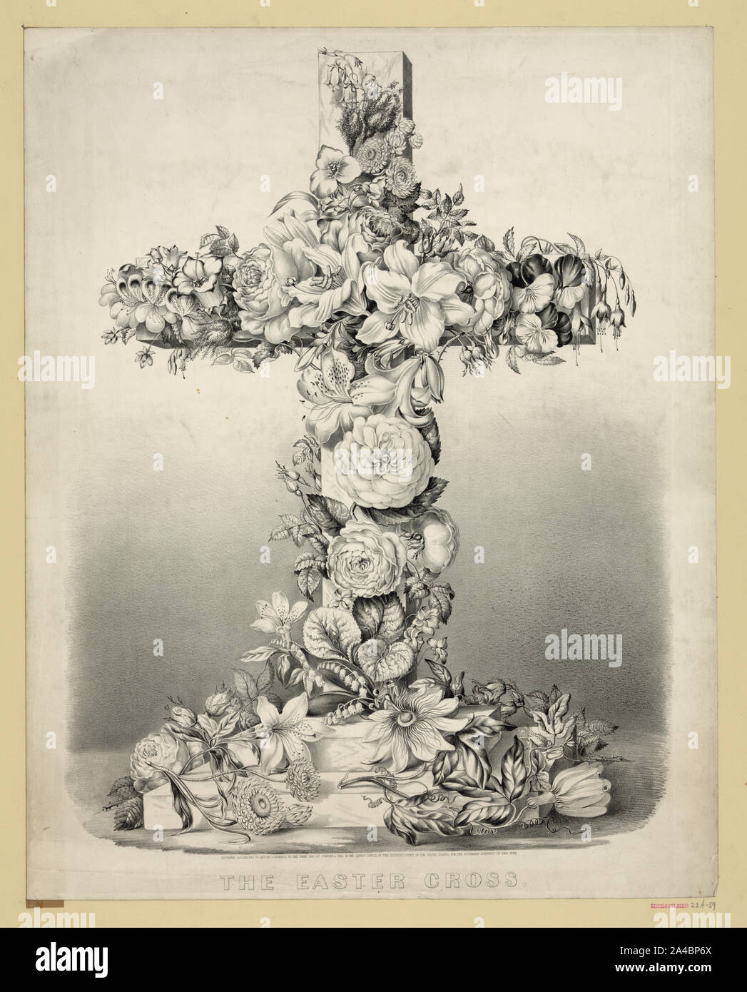 The Easter cross Stock Photo - Alamy