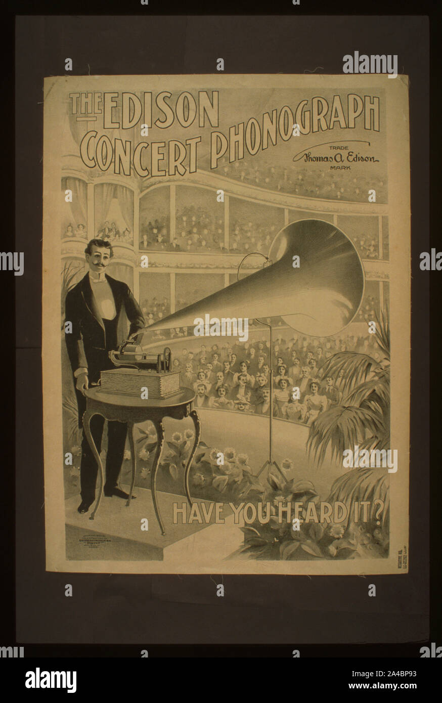 The Edison concert phonograph Have you heard it Stock Photo - Alamy