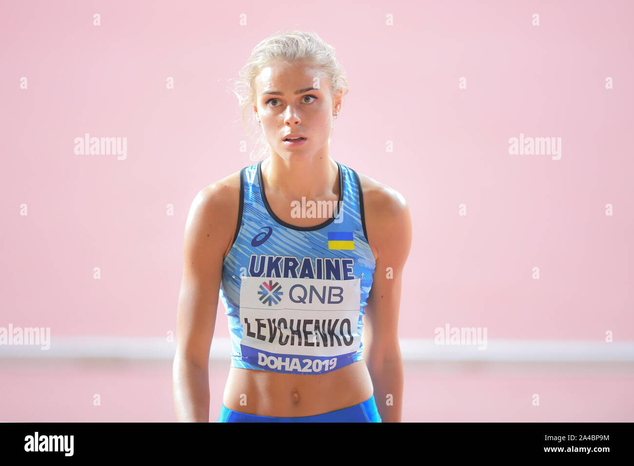 Yuliya Levchenko (Ukraine). High Jump Women finals. IAAF World ...