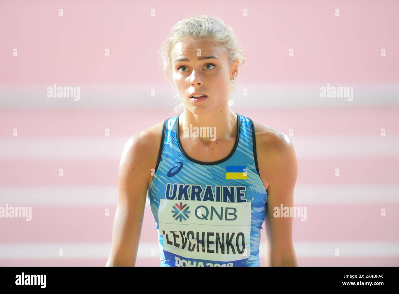 Yuliya Levchenko (Ukraine). High Jump Women finals. IAAF World ...