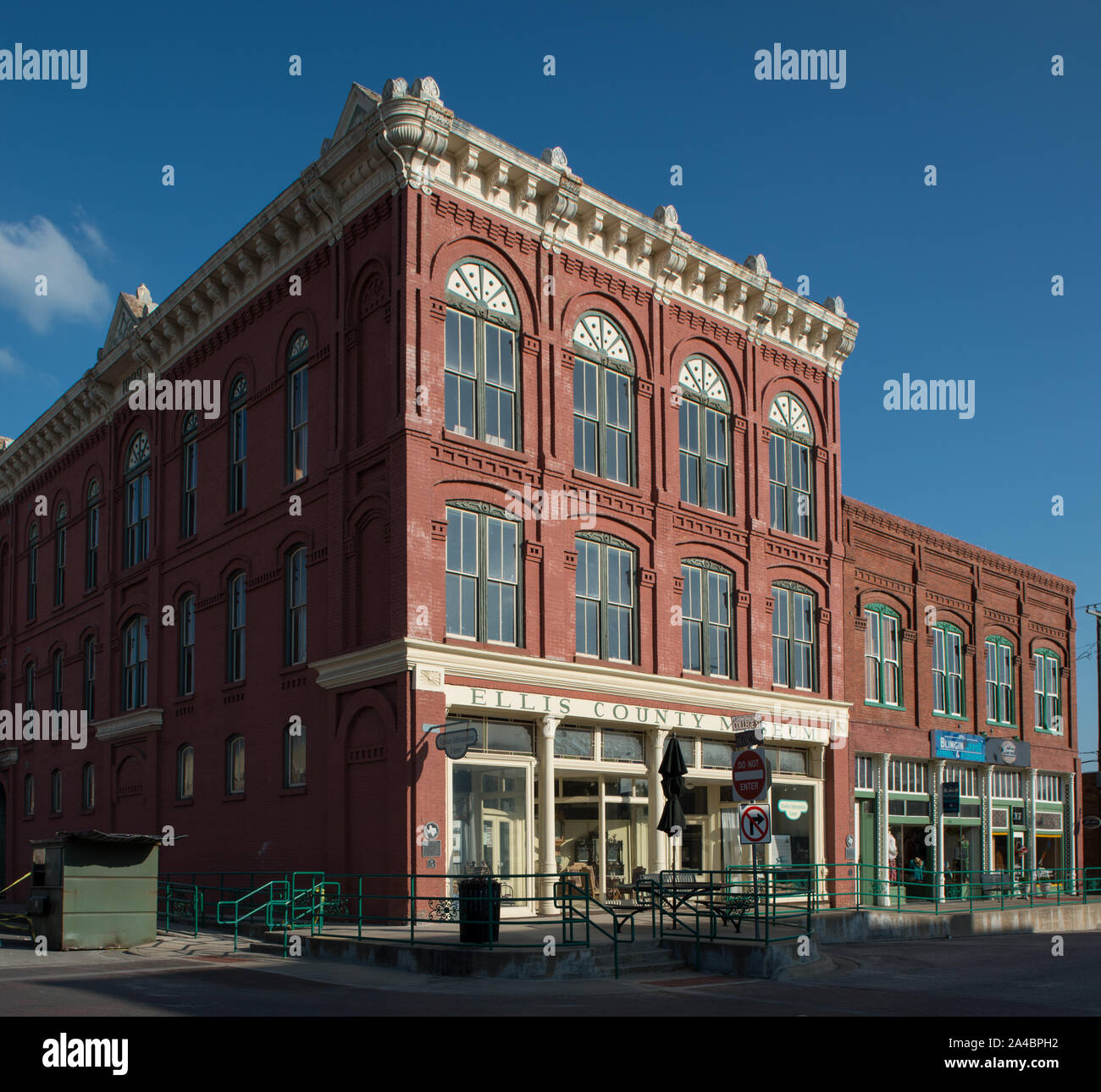 The Ellis County Museum, in an 1899 structure across from the county ...