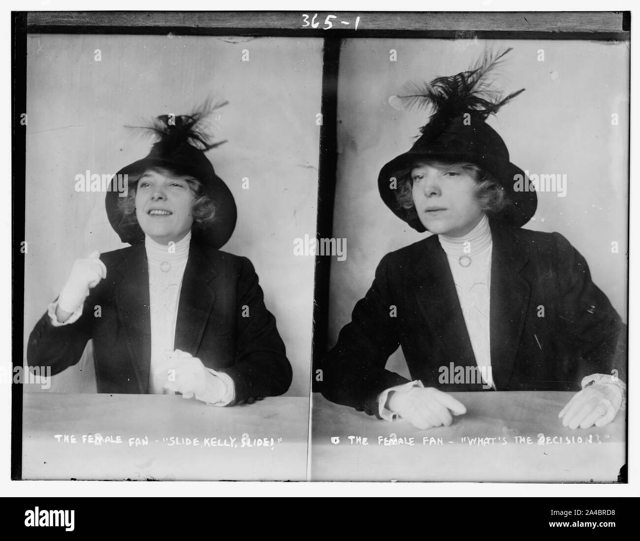 The Female Fan: Slide Kelly, Slide! and What's the Decision Stock Photo ...