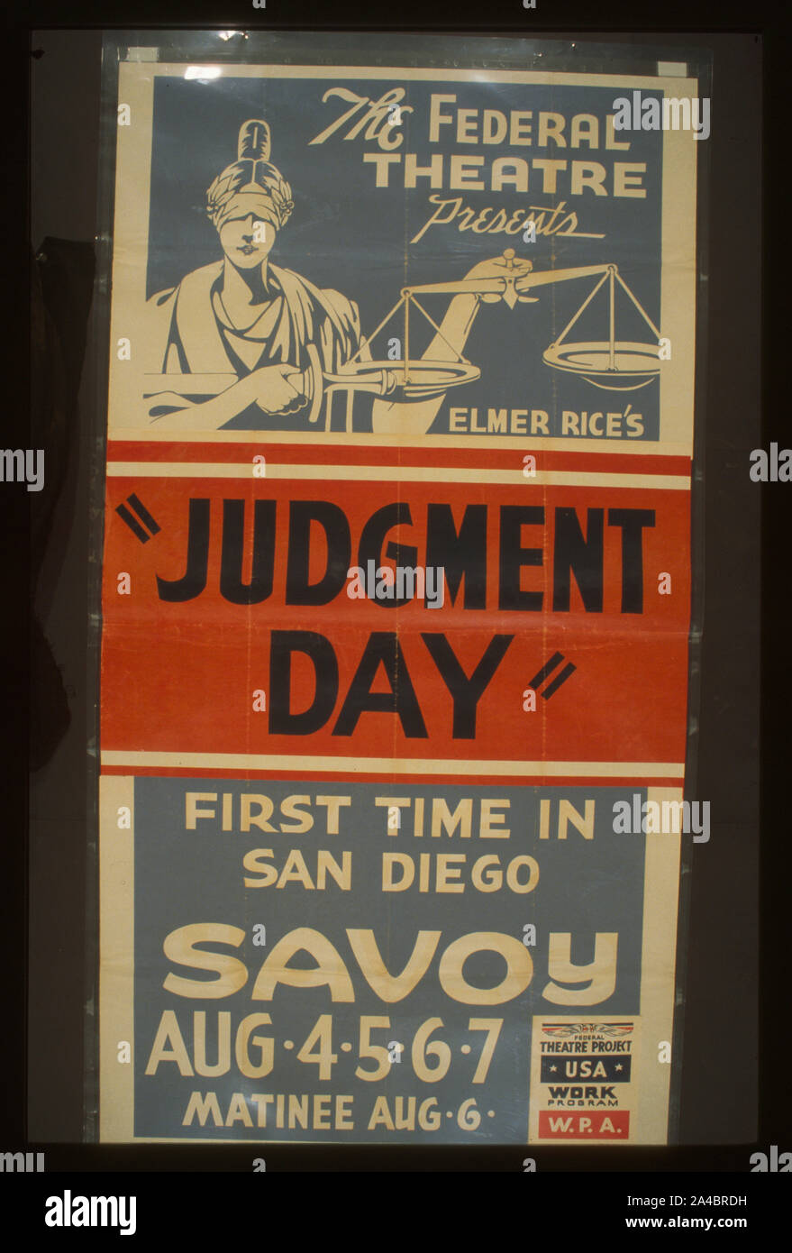 The Federal Theatre presents Elmer Rice's Judgement day Stock Photo - Alamy