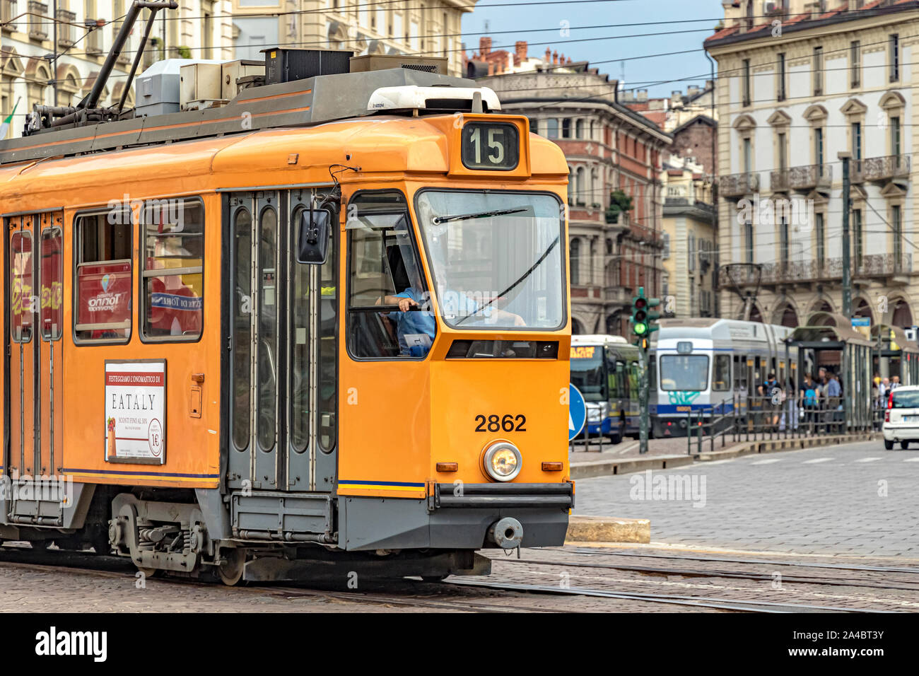 Turin tram stock hi-res stock photography and images - Alamy