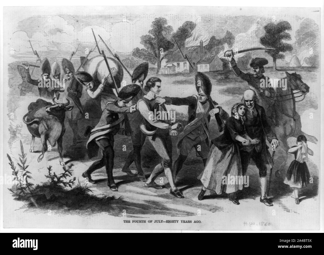 The Fourth of July. Eighty years ago Stock Photo - Alamy