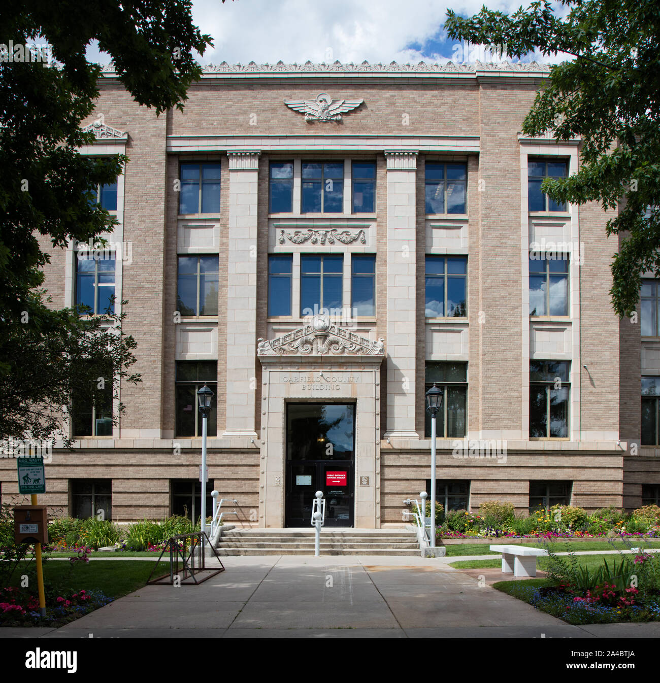 The Garfield County Courthouse and county office building in Glenwood ...