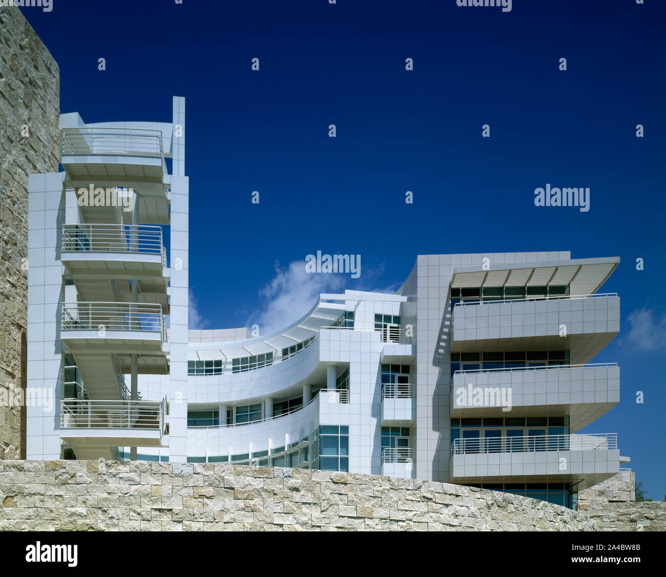 The Getty Center in Brentwood, Los Angeles, California Stock Photo - Alamy