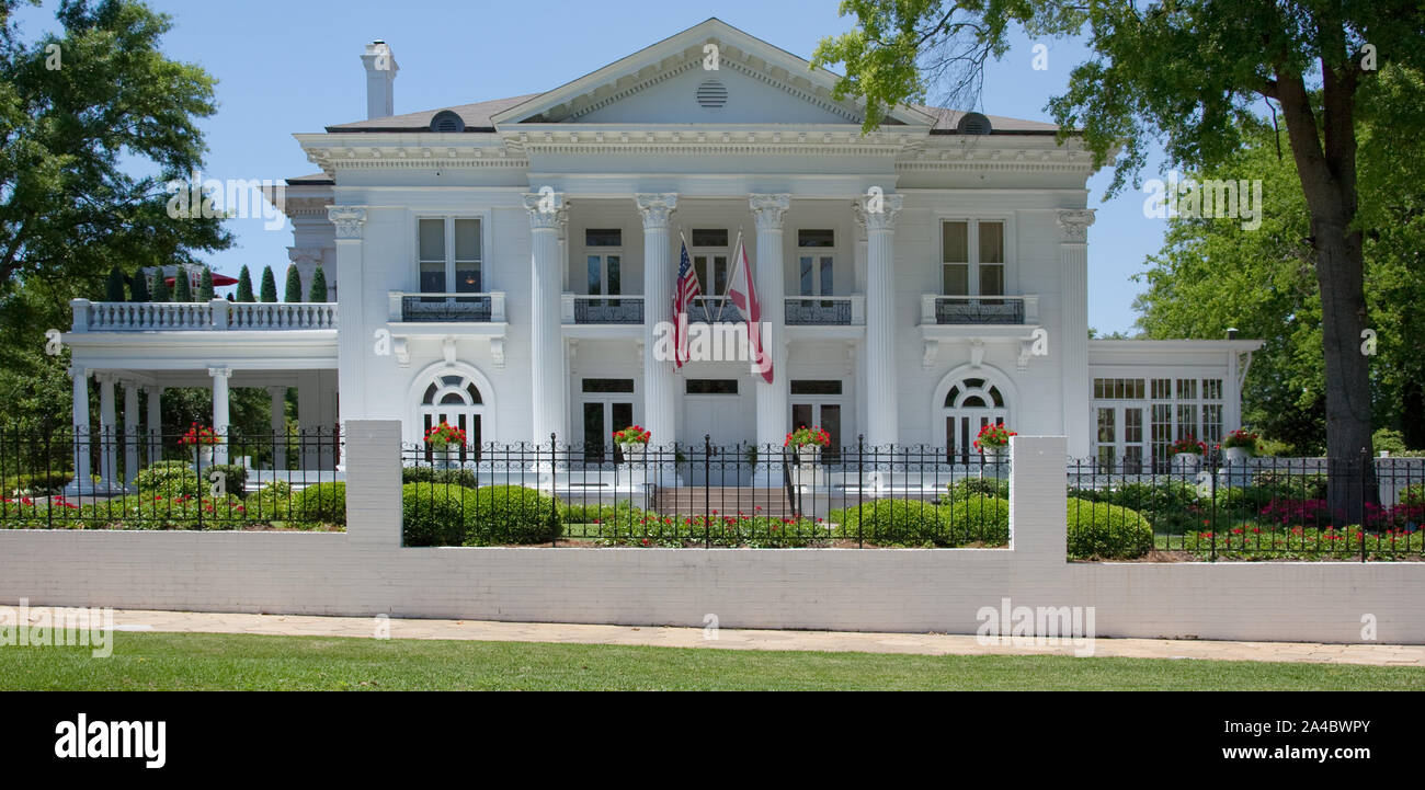 The Governor's Mansion in Montgomery, Alabama Stock Photo - Alamy