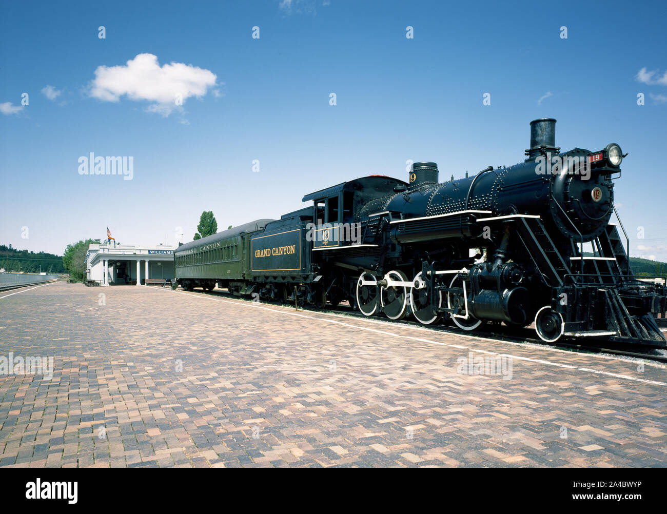 The Grand Canyon excursion railroad, Williams, Arizona Stock Photo - Alamy