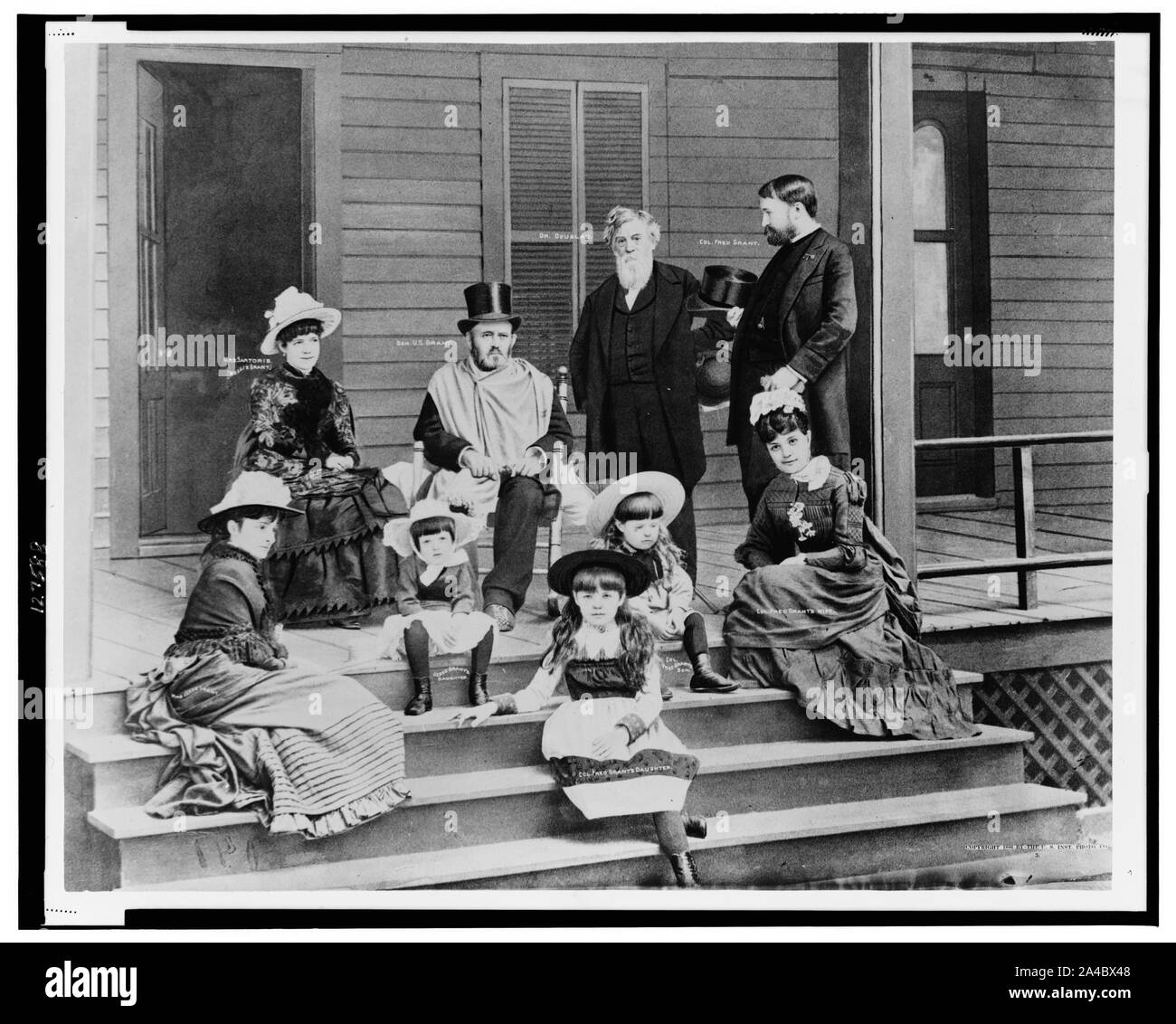 American family 1800s Cut Out Stock Images & Pictures - Alamy