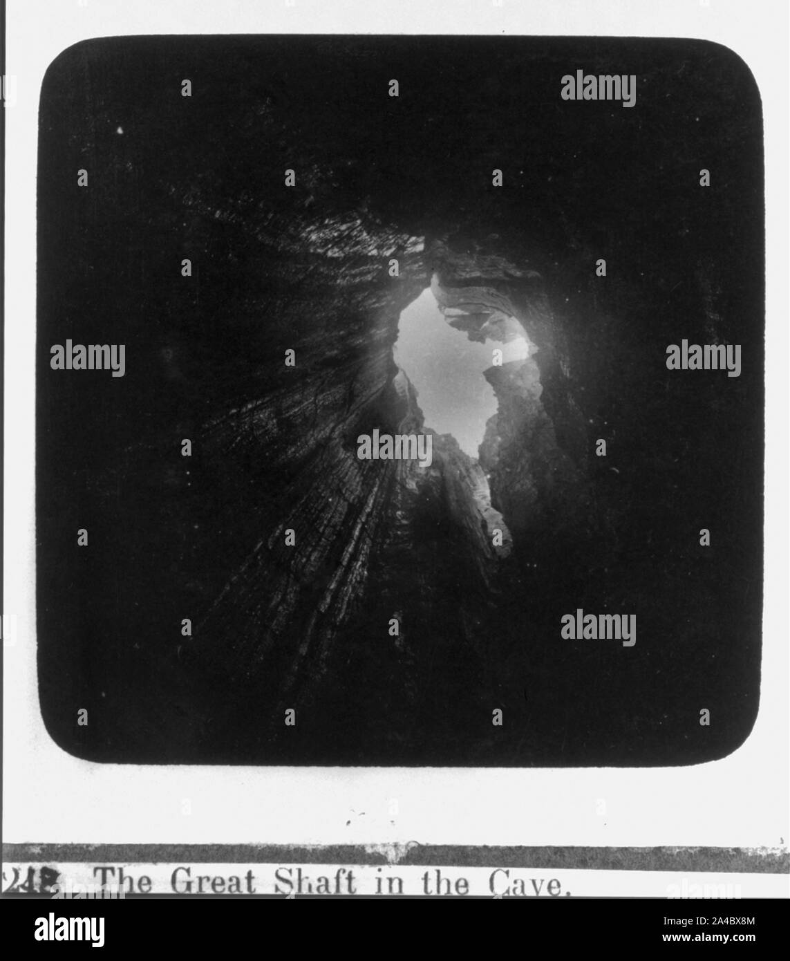 The Great Shaft in the Cave Stock Photo - Alamy