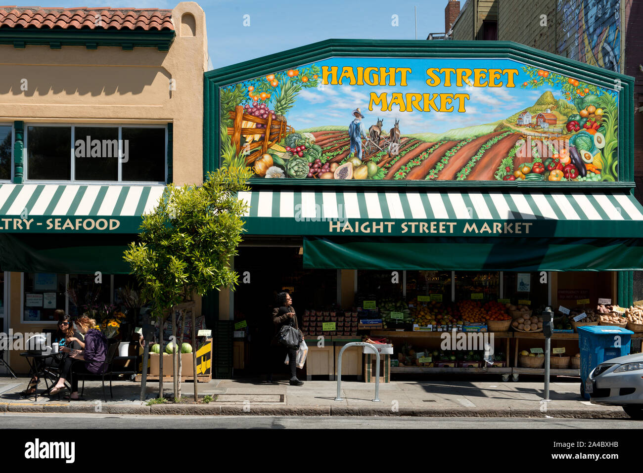 The Haight-Ashbury neighborhood, San Francisco, California Stock Photo ...