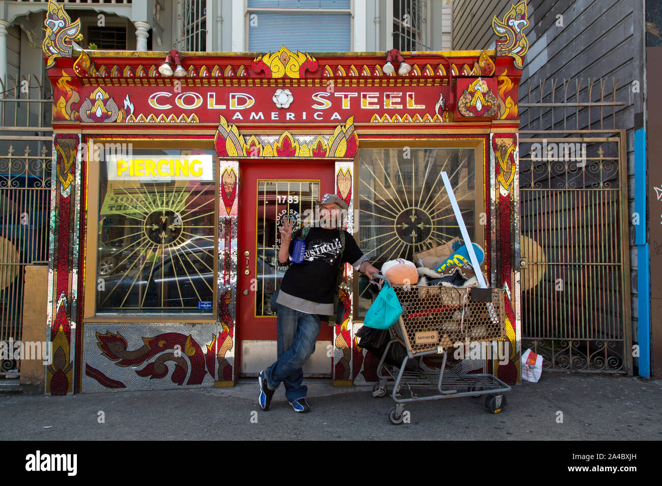 The Haight-Ashbury neighborhood, San Francisco, California Stock Photo ...