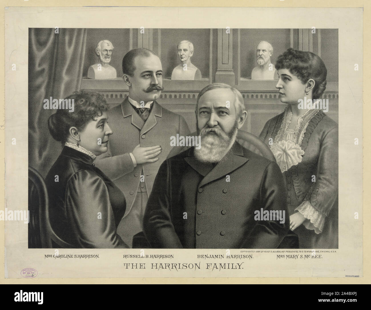 The Harrison family Stock Photo - Alamy