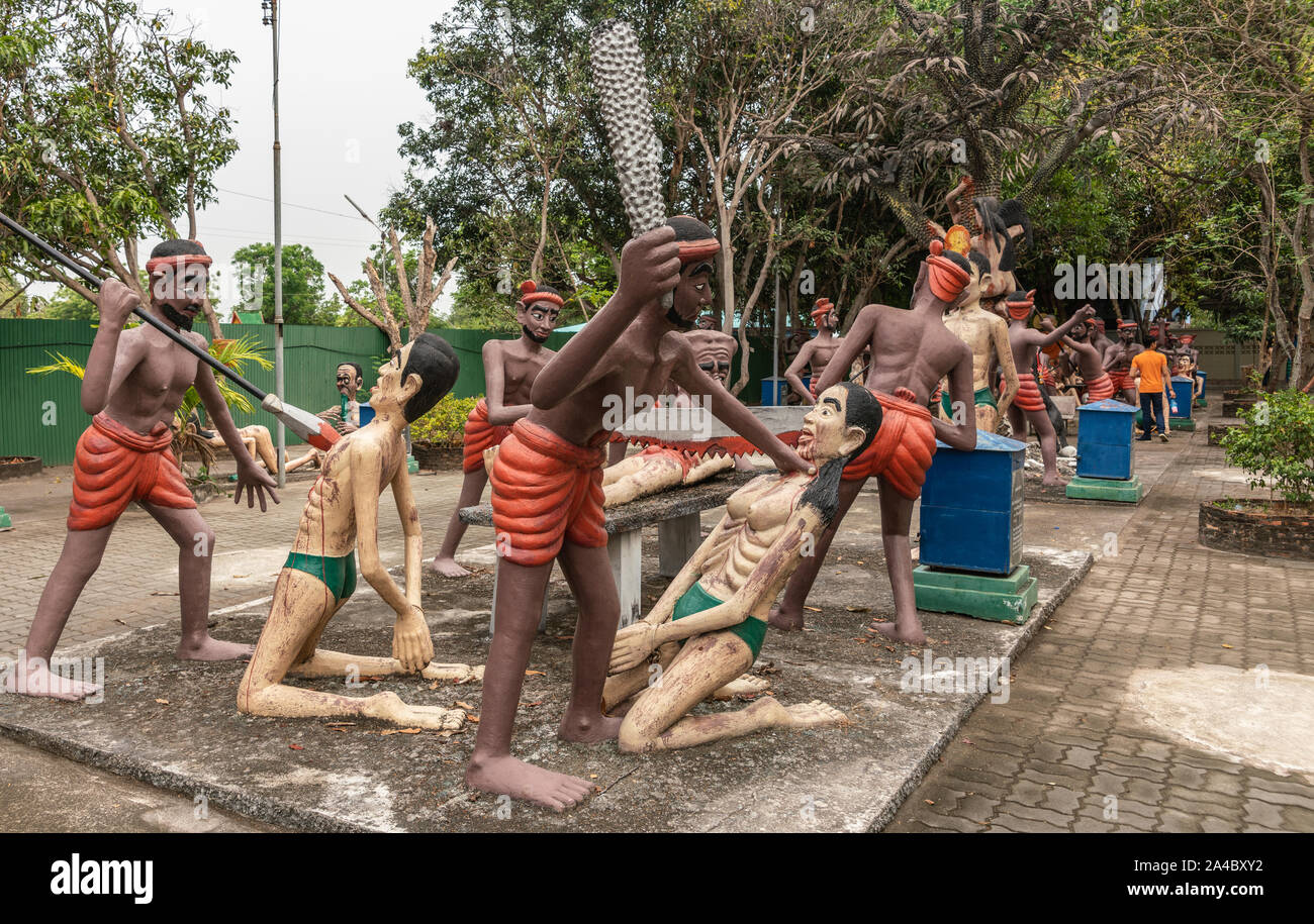 Bang Saen, Thailand - March 16, 2019: Garden of Hell in Wang Saensuk ...