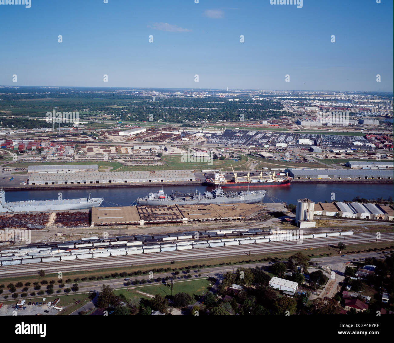 The the houston ship channel hi-res stock photography and images - Alamy