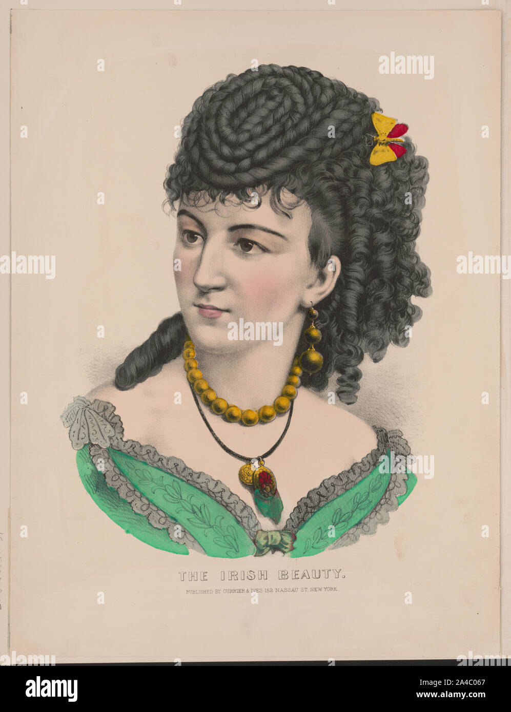 The Irish beauty Stock Photo - Alamy