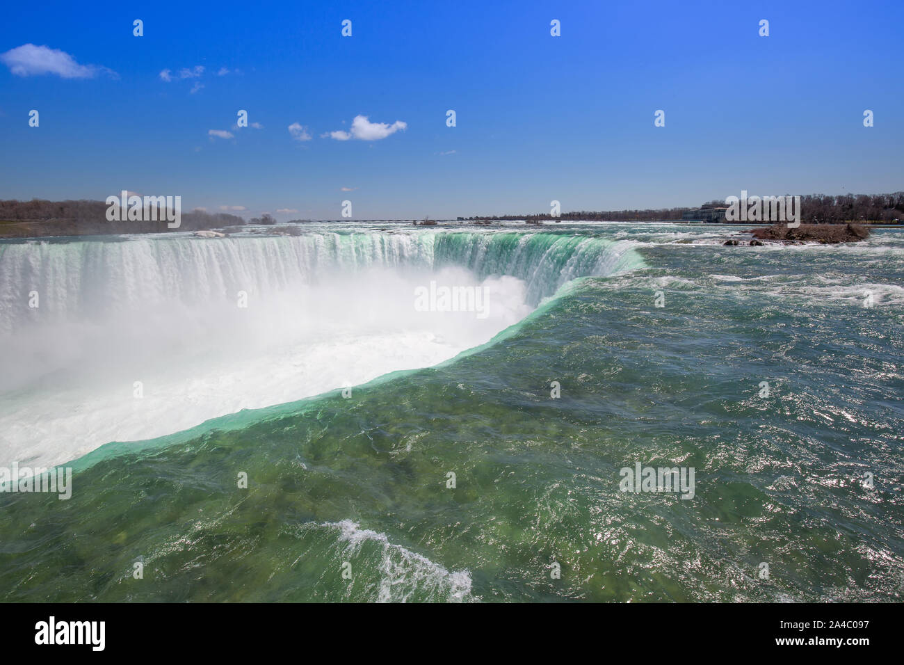 Canada, Scenic Niagara Waterfall, Horseshoe Falls, Canadian side Stock ...