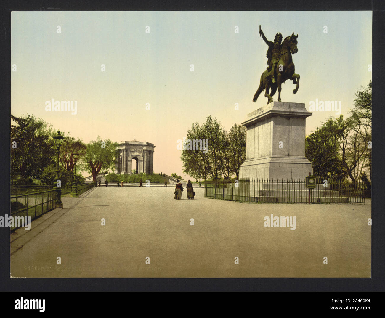 The Jardin du Peyron, (i.e., Peyrou), Louis XVI's (i.e., Louis XIV ...