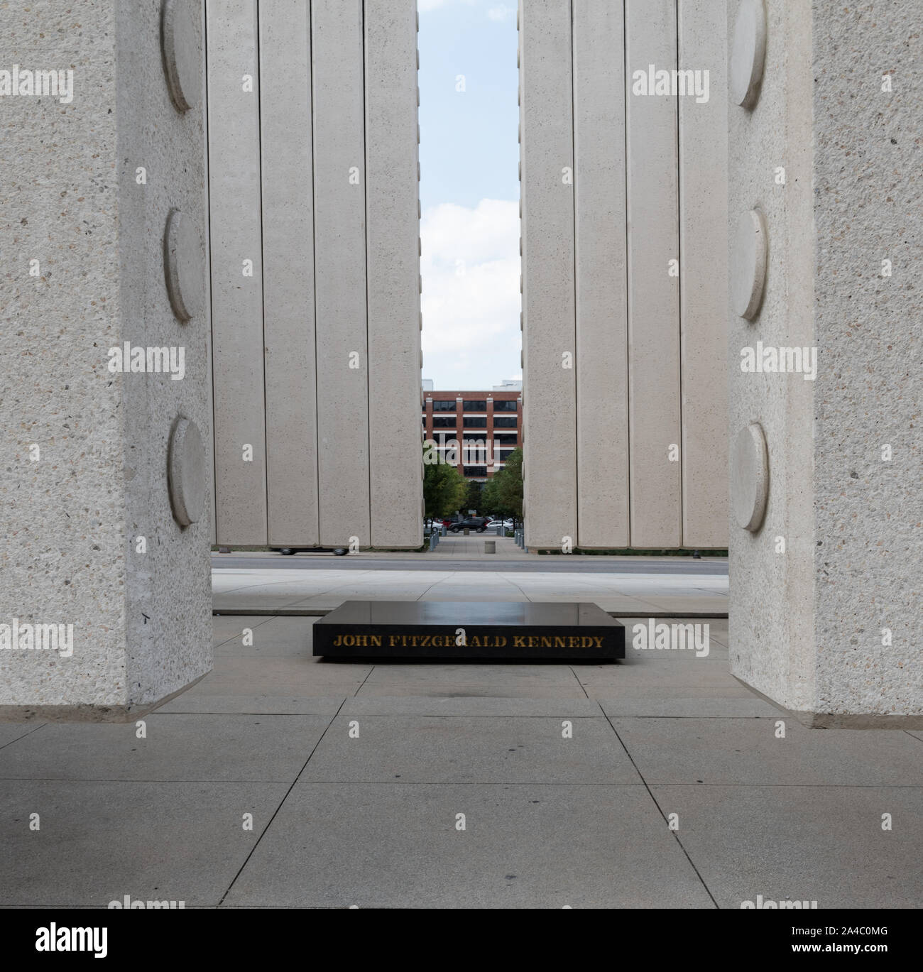 The John Fitzgerald Kennedy Memorial, a monument to U.S. President John ...