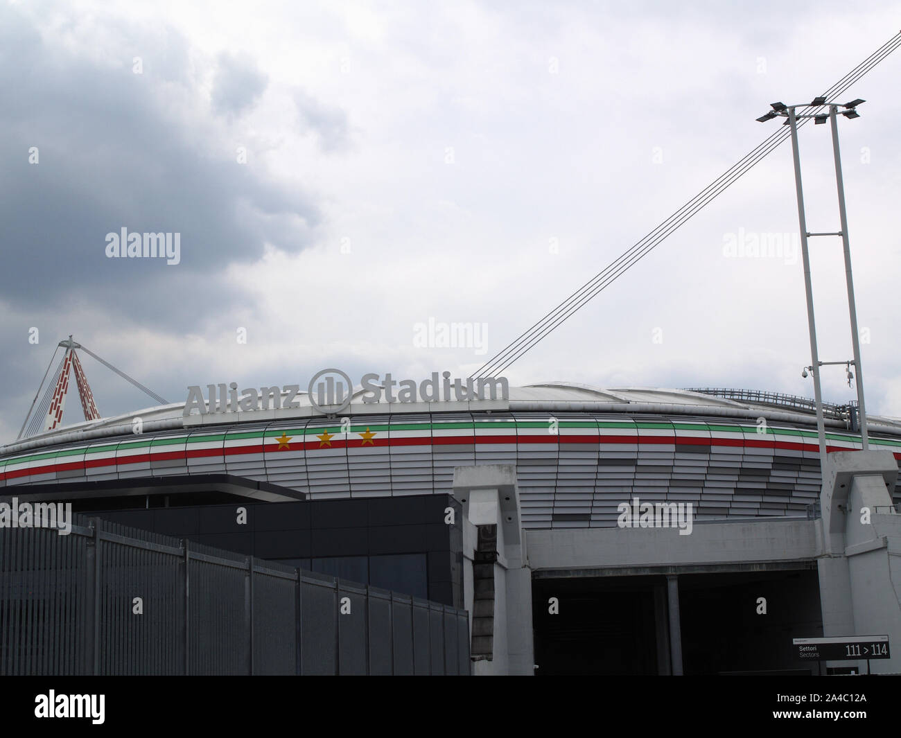 The Allianz Stadium in Vallette, Turin, home ground of Juventus FC and ...