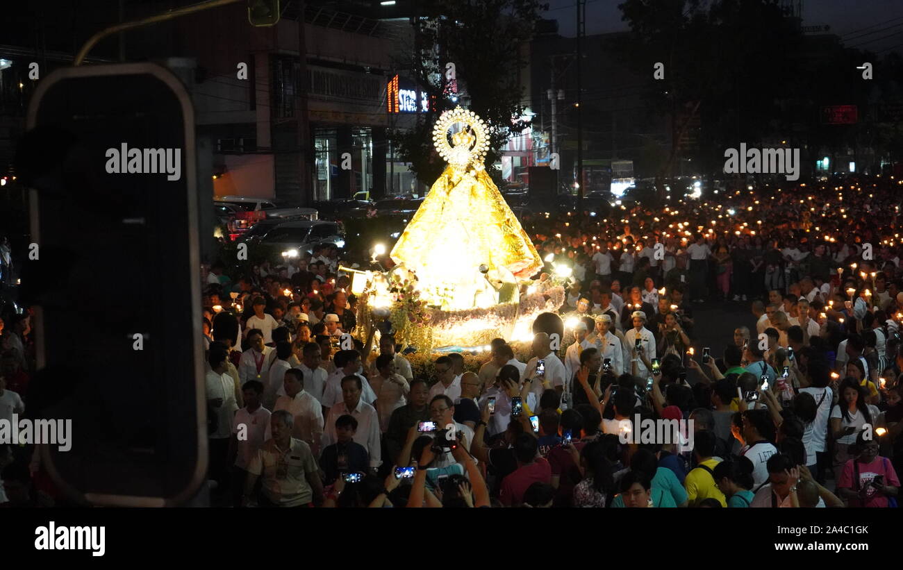 Quezon City, Philippines. 13th Oct, 2019. Thousands of Filipino Marian ...