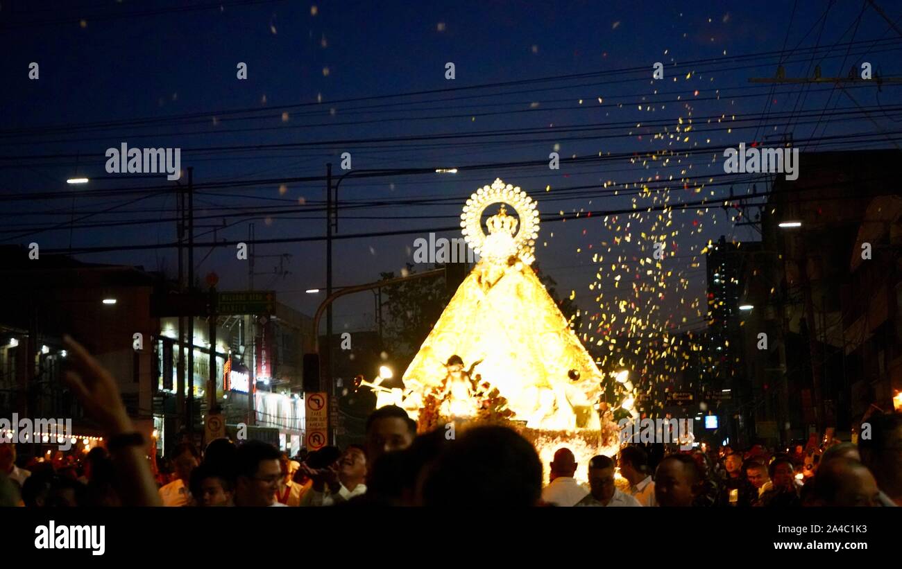 Quezon City, Philippines. 13th Oct, 2019. Thousands of Filipino Marian ...