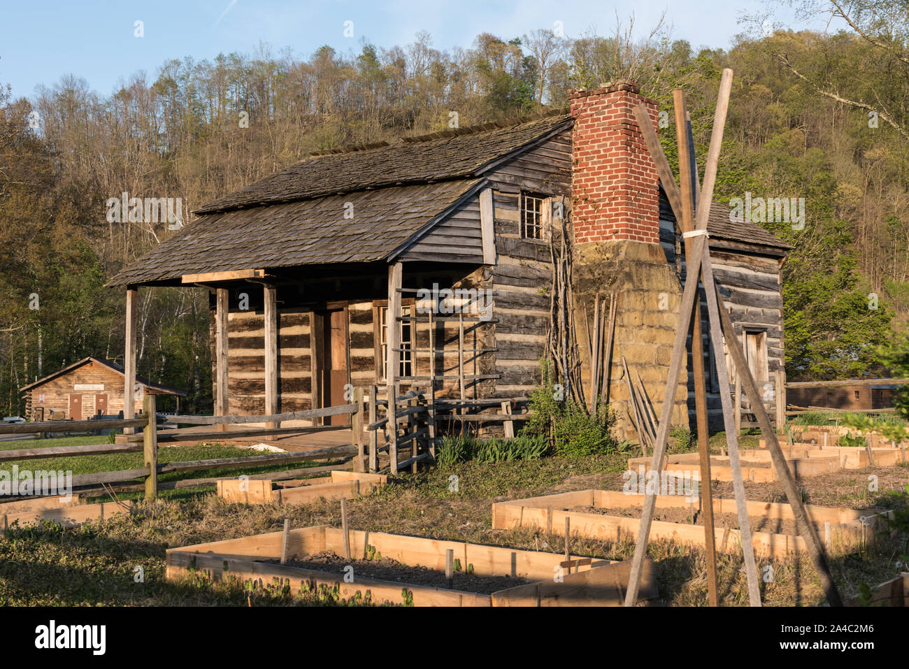 The Mary Conrad log cabin at the Jackson's Mill 4-H Camp Historic ...