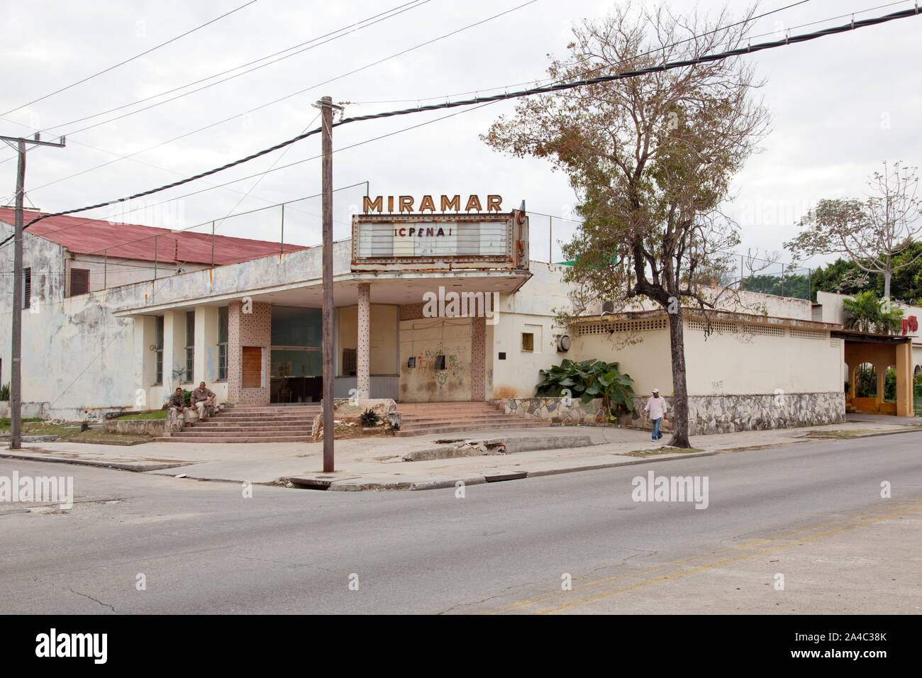 The Miramar Theatre in the Miramar section of Havana, Cuba Stock Photo ...