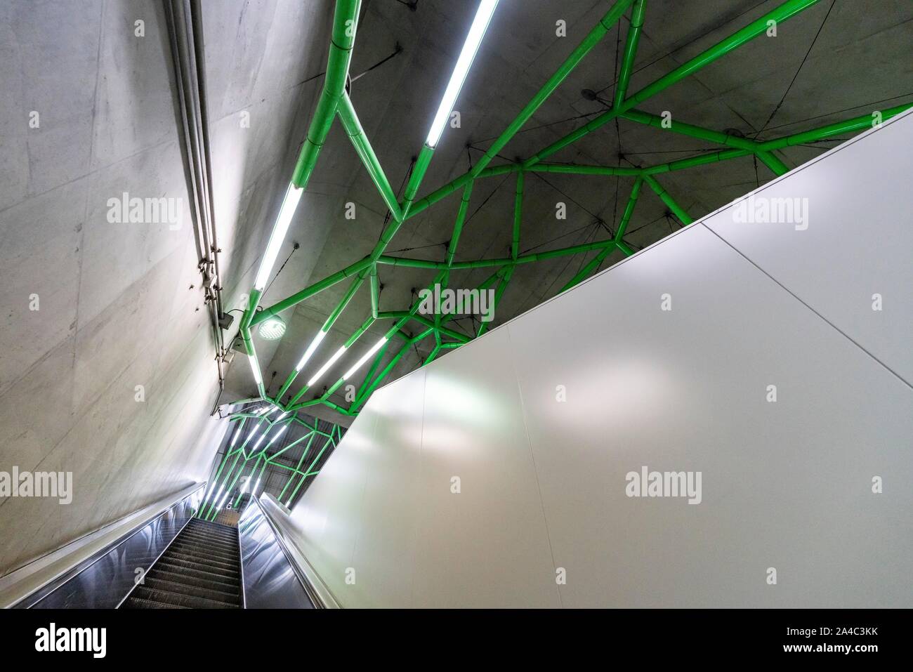 Toei Oedo Line Iidabashi Station, Bunkyo-Ku, Tokyo, Japan Stock Photo ...