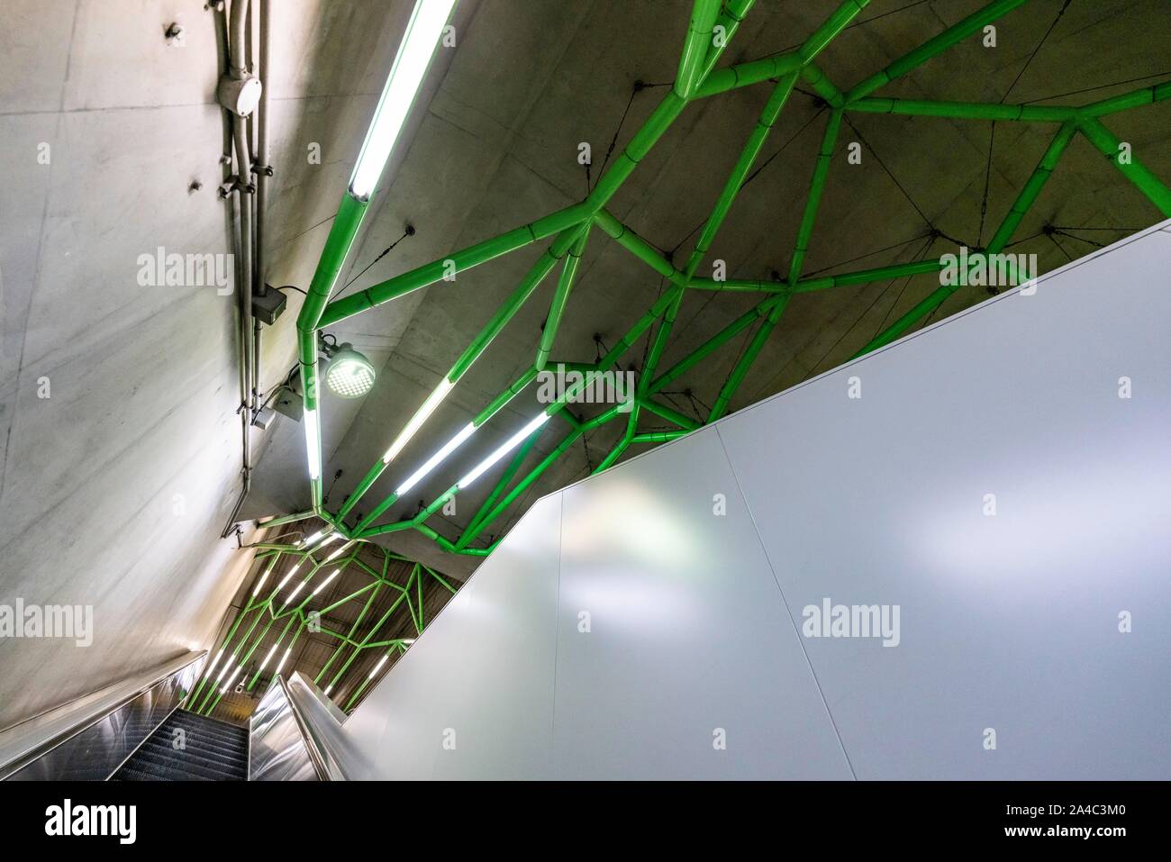 Toei Oedo Line Iidabashi Station, Bunkyo-Ku, Tokyo, Japan Stock Photo ...