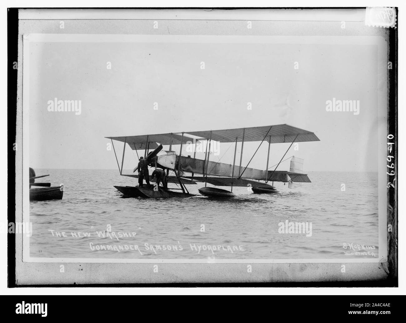 The New Warship - Commander Samson's hydroplane Stock Photo - Alamy