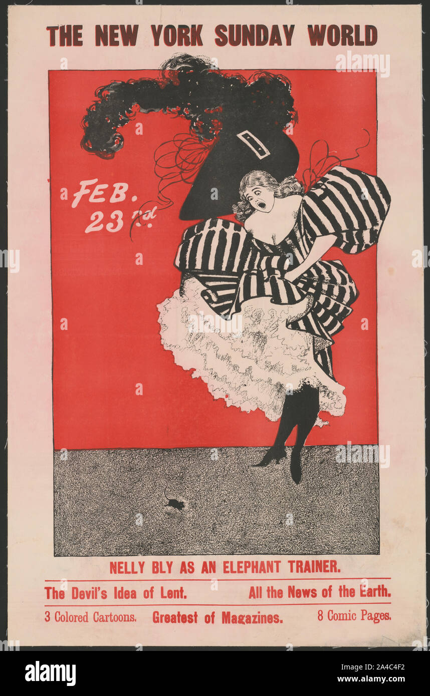 The New York Sunday World Feb. 23rd Stock Photo - Alamy