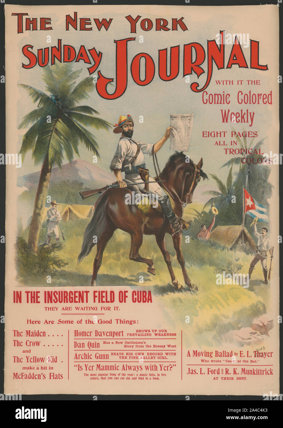 The New York Sunday journal with it the comic colored weekly, eight ...