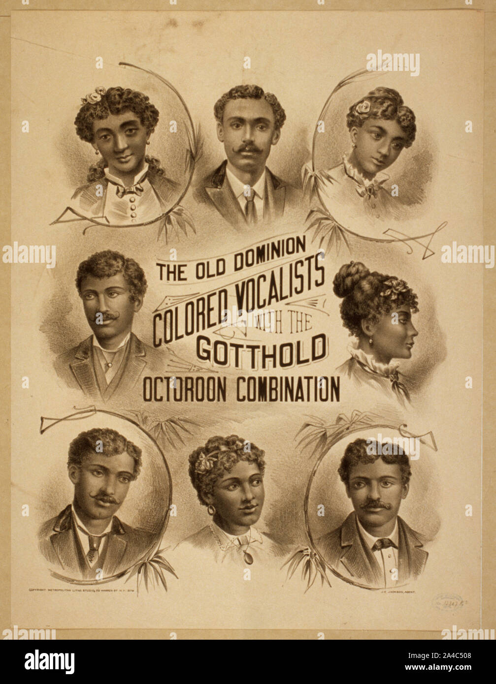 The Old Dominion Colored Vocalists with the Gotthold Octoroon ...