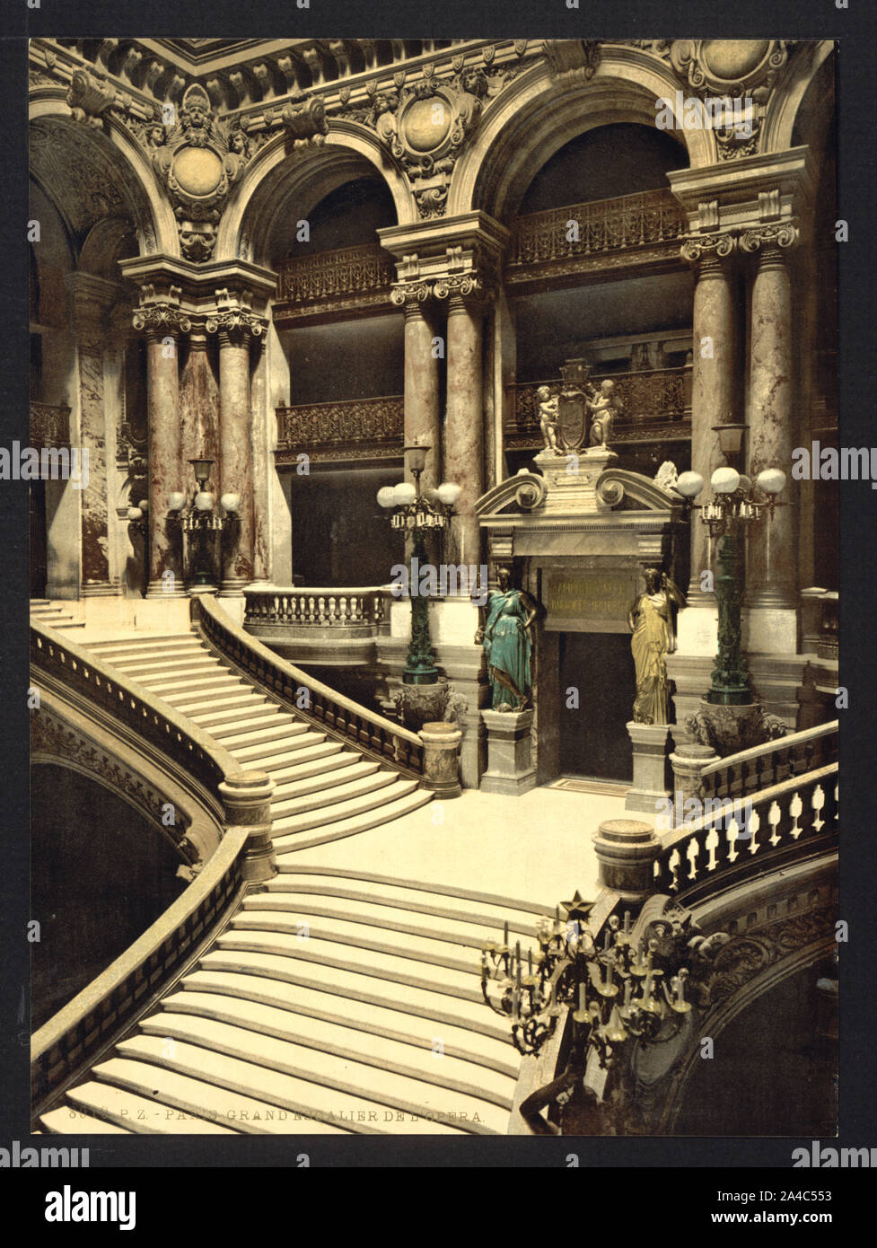 The Opera House, the grand staircase, Paris, France Stock Photo - Alamy