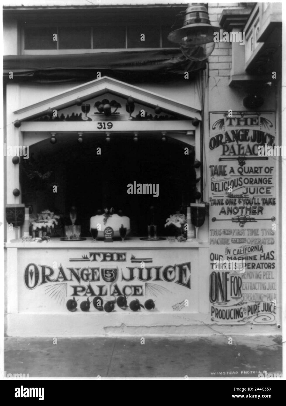 Orange fruit juice beverage Black and White Stock Photos & Images - Alamy