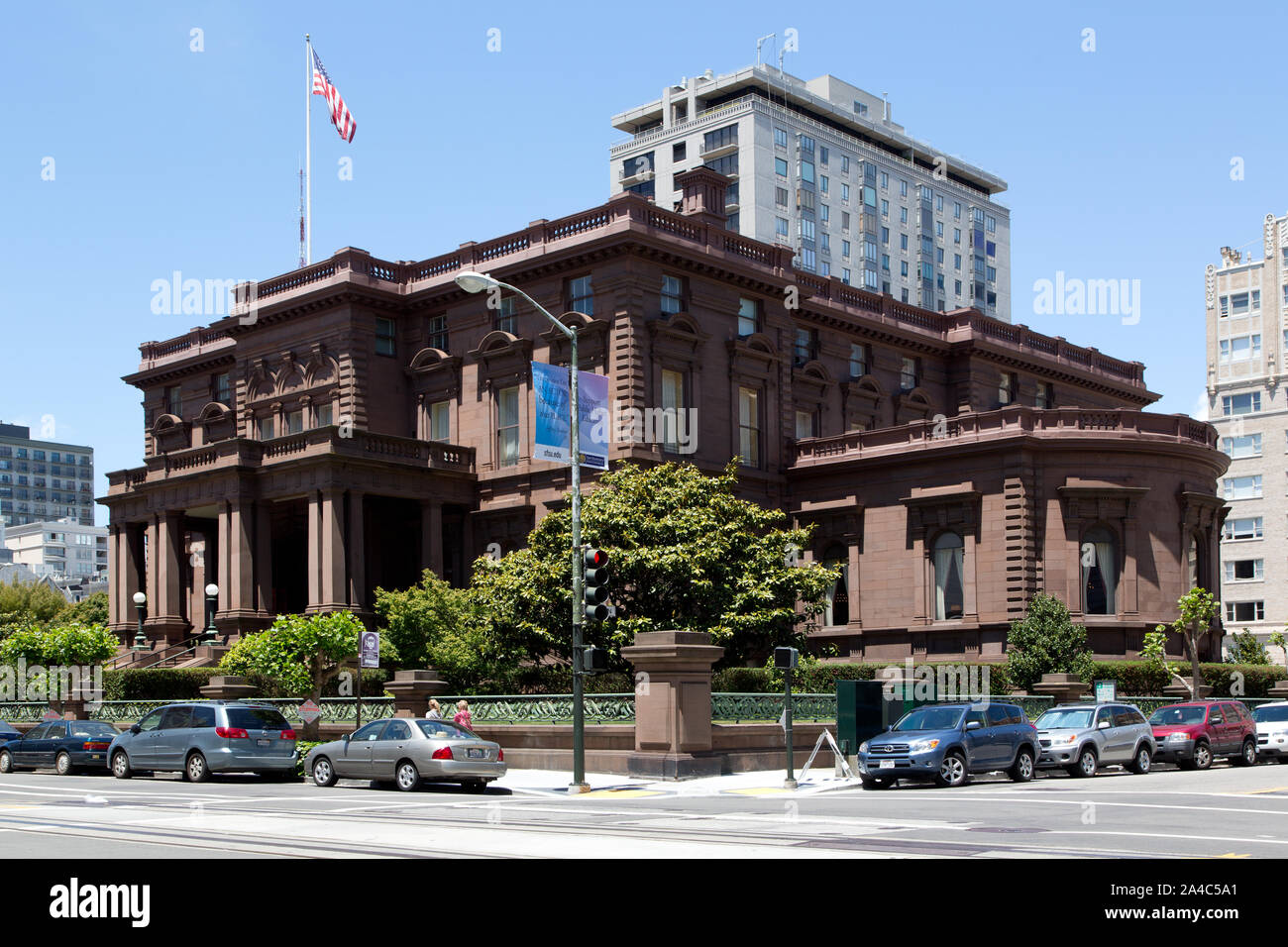 The Pacific-Union Club, a private social club located 1000 California ...