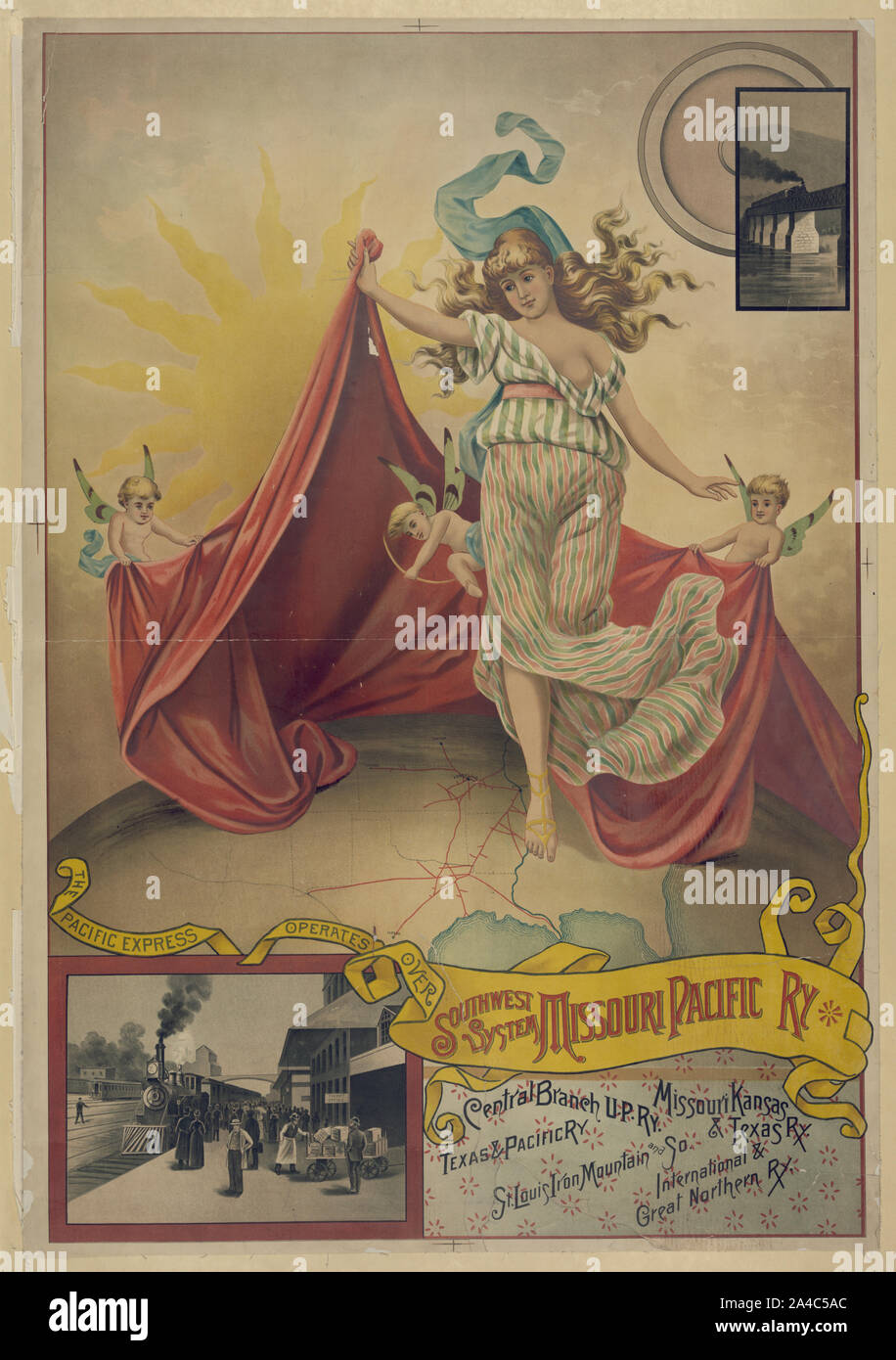 The Pacific Express operates over Southwest System Missouri Pacific Ry ...