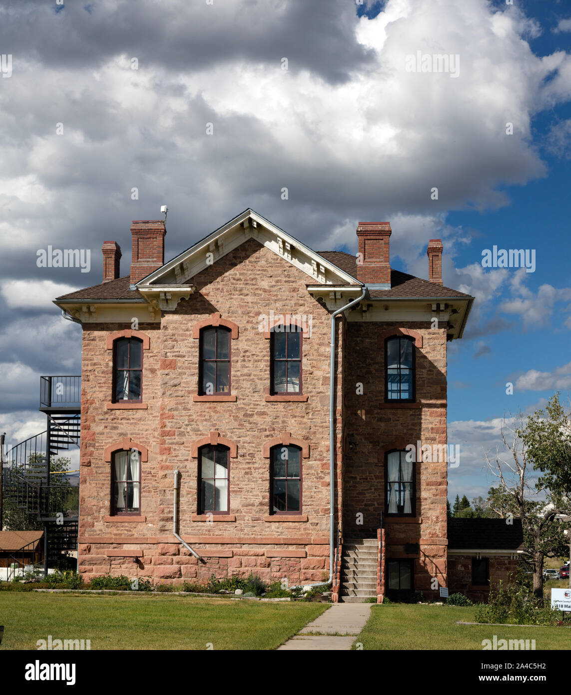 The Park County Courthouse in Fairplay, Colorado, is (as of 2015) the ...