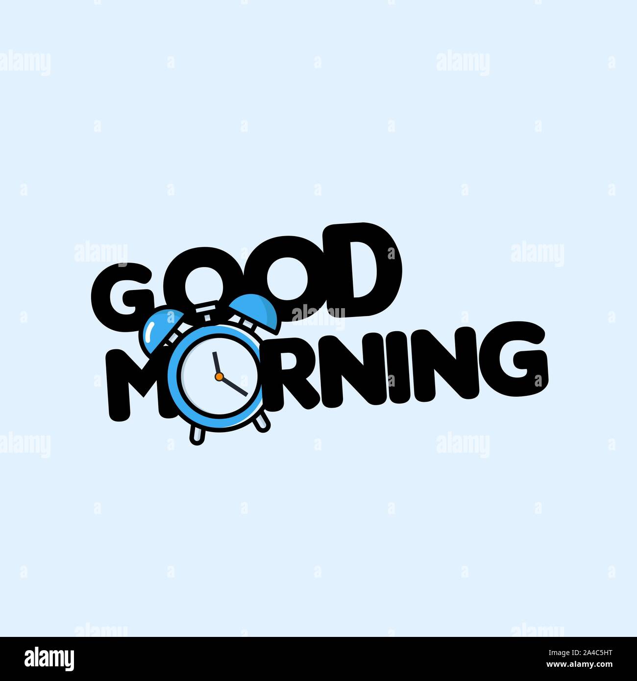 Alarm clock ringing. Wake-up time. vector illustration isolated white ...