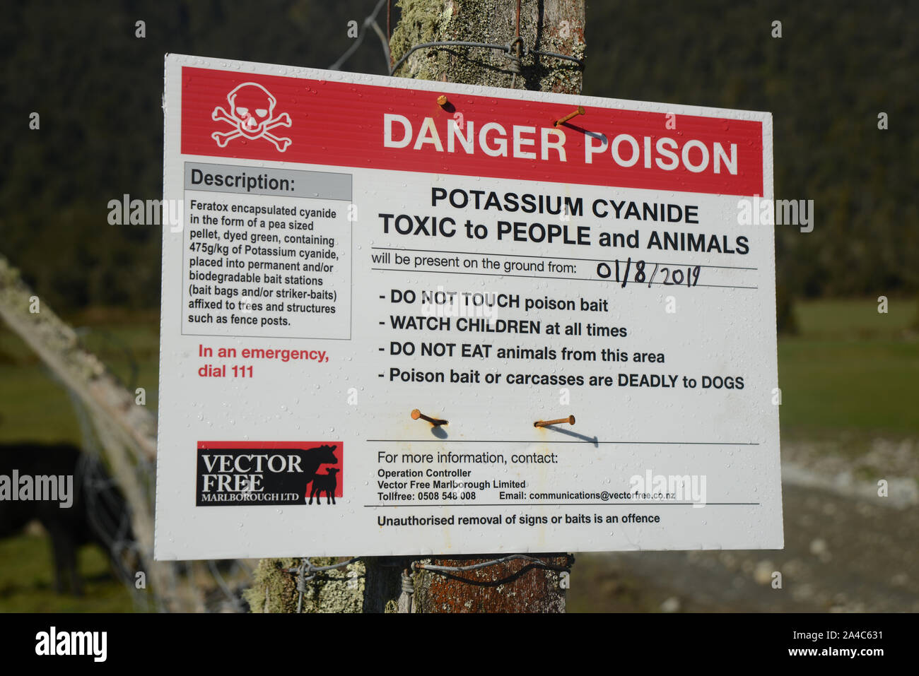 cyanide warning sign Stock Photo - Alamy