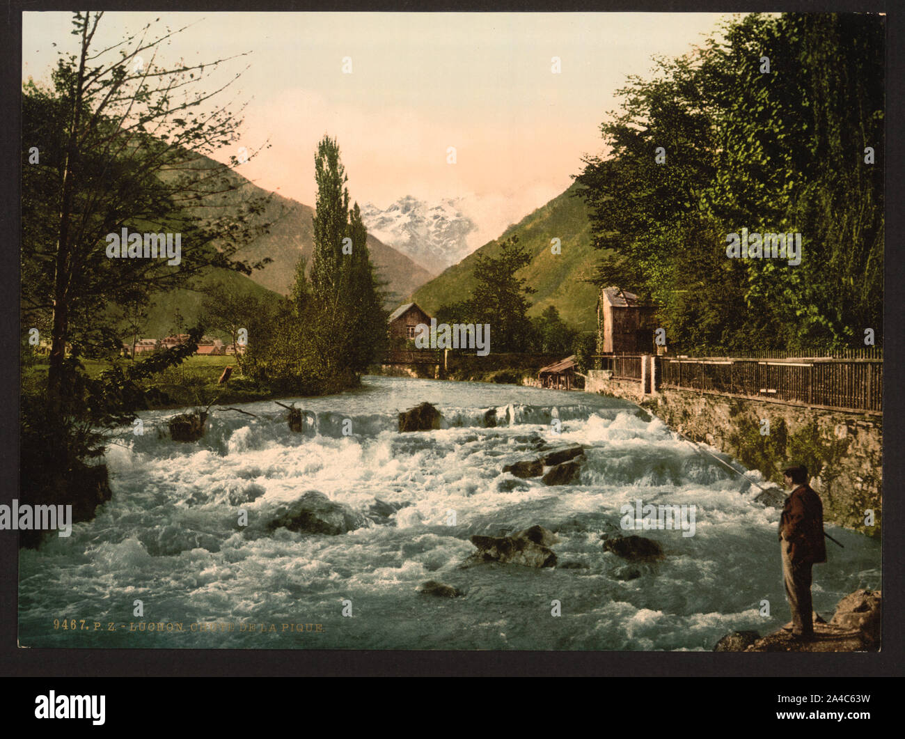The Pique Waterfall, Luchon, Pyrenees, France Stock Photo - Alamy