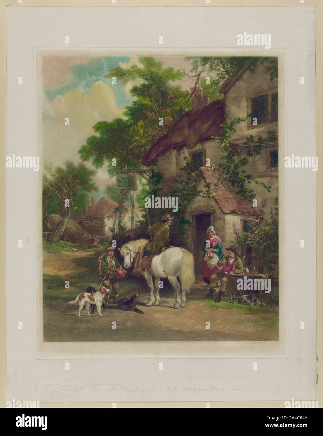 The Plough Inn Stock Photo - Alamy