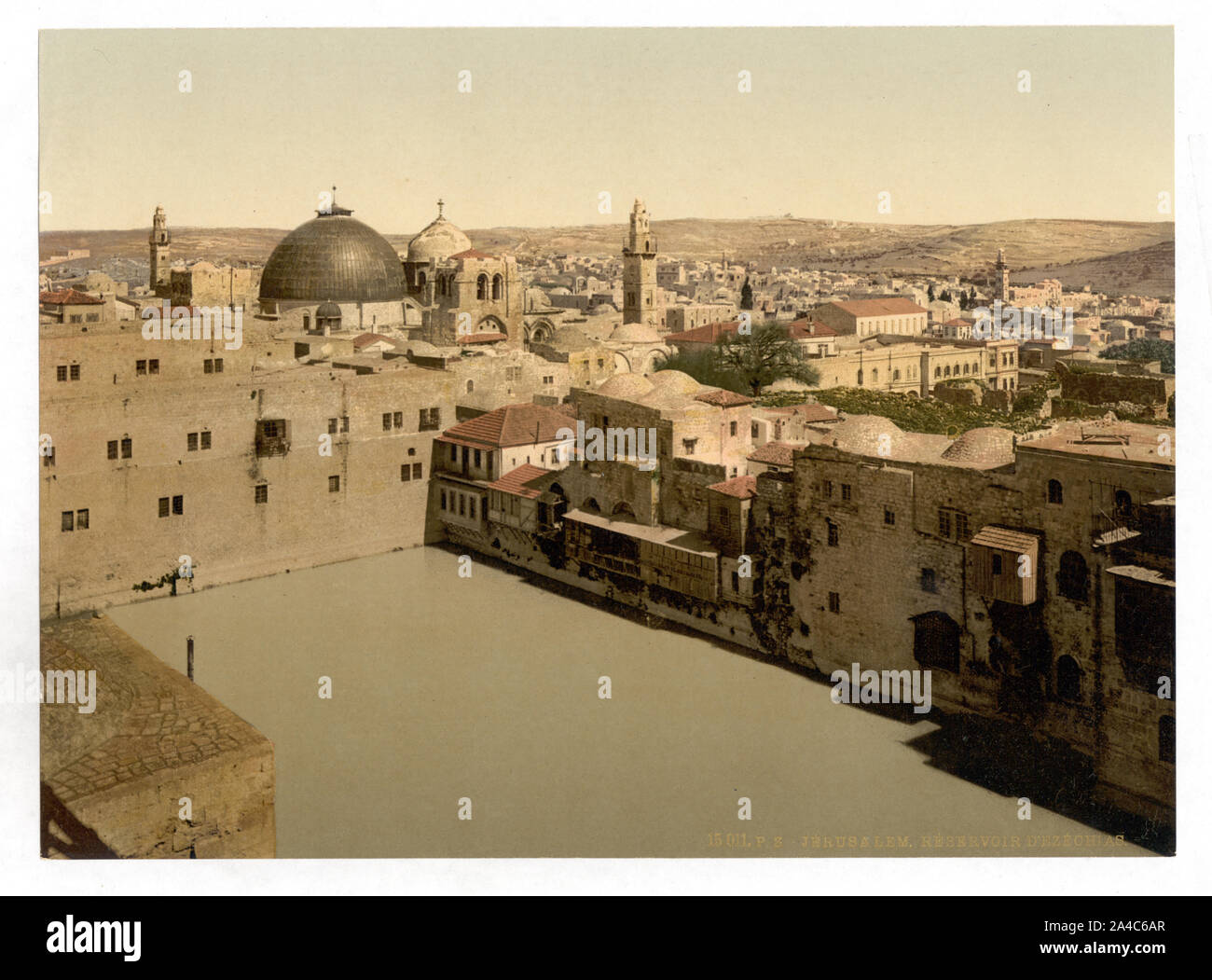 The Pool of Hezekiah, Jerusalem, Holy Land Stock Photo - Alamy