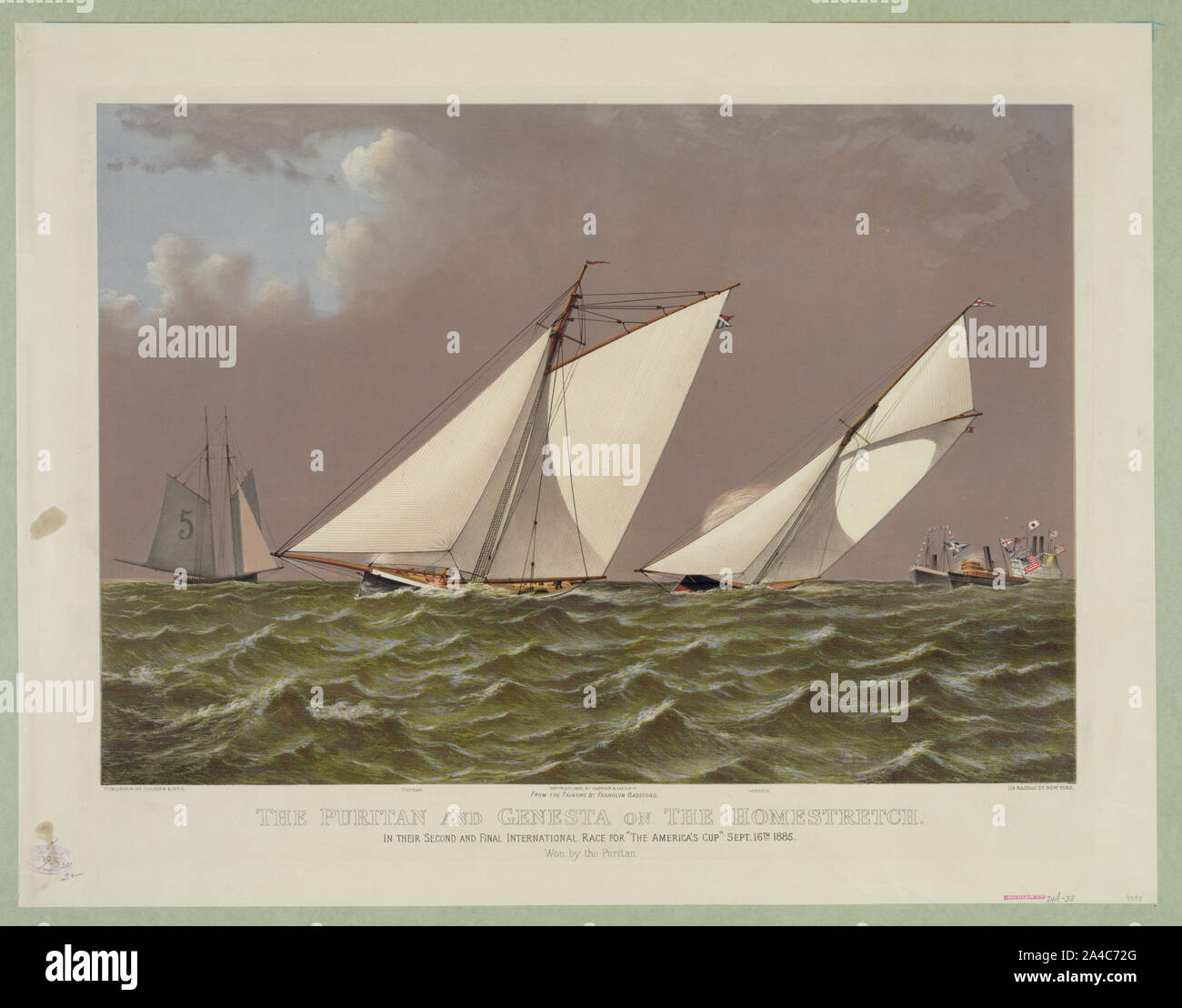 1885 americas cup hi-res stock photography and images - Alamy