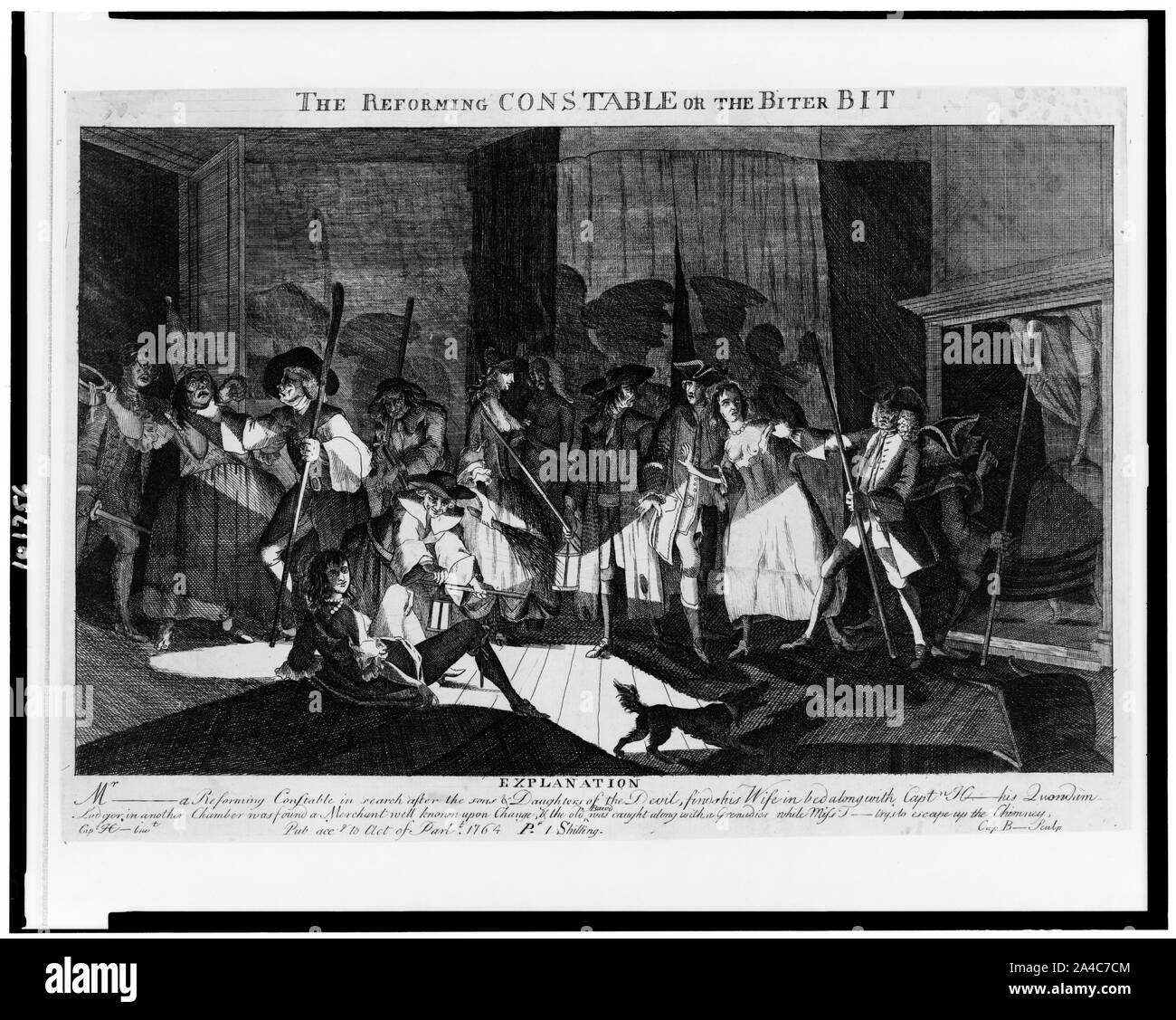 The Reforming constable, or, The biter bit Stock Photo - Alamy