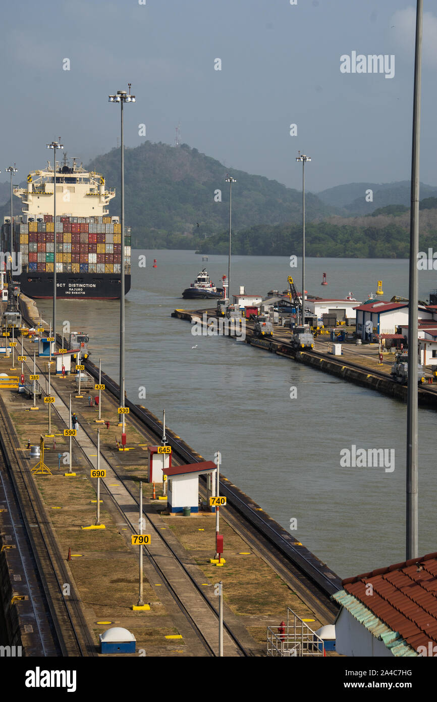 Panama Canal, Central America Stock Photo - Alamy