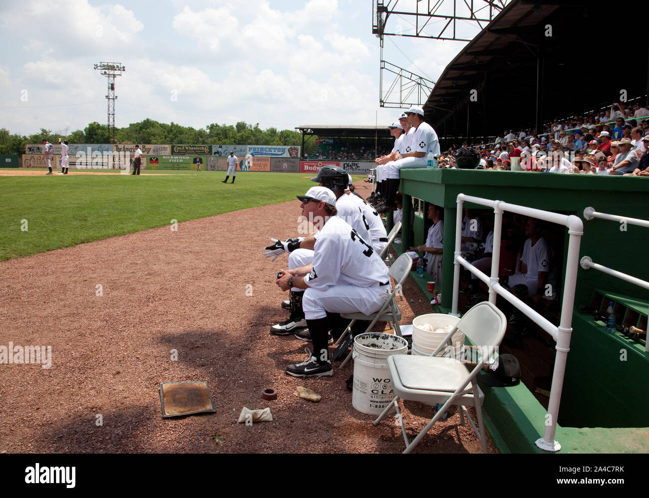 The Rickwood Classic baseball game is played once a year at Rickwood ...