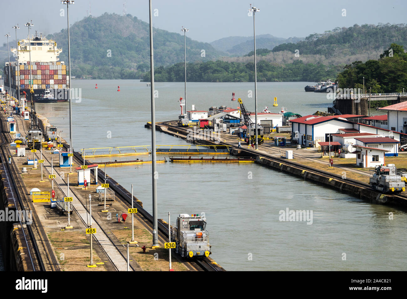 Panama Canal, Central America Stock Photo - Alamy